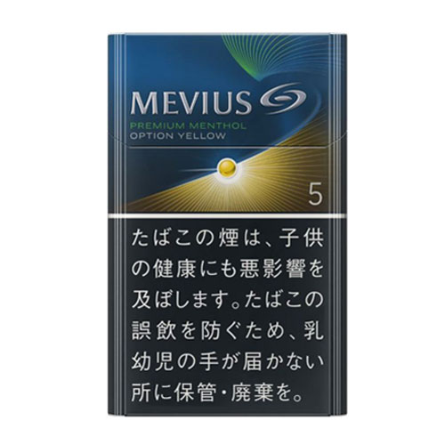MEVIUS PREMIUM MENTHOL OPTION YELLOW 5 KS BOX 5mg: TOBACCOJAL DUTYFREE ...